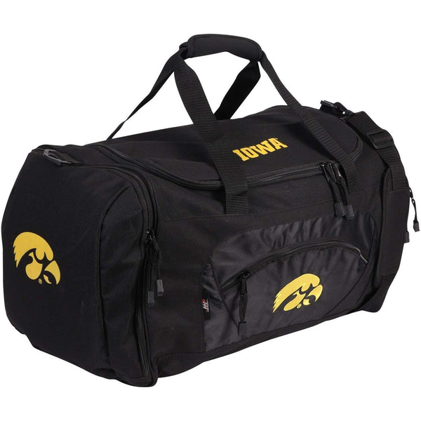 University of Iowa Hawkeyes Premium Duffel Bag 20x12x11 Inch, Team Col ...